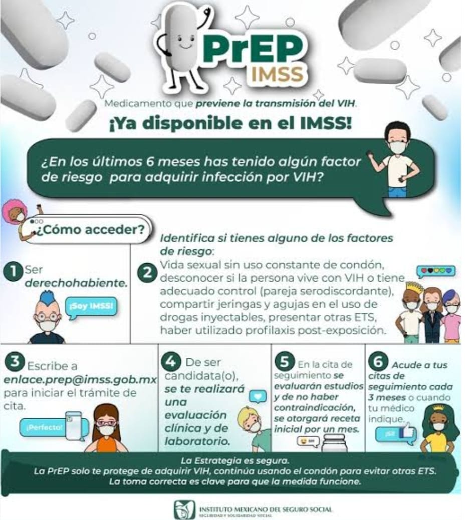 Ofrece IMSS Veracruz Sur tratamiento PrEP y PEP para prevención de VIH ...